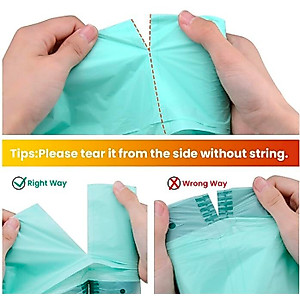 Cleanomic Compostable* Trash Bags with Drawstring (13 Gallon, 25 Units, Tall), BPI Certified For Kitchen Compost