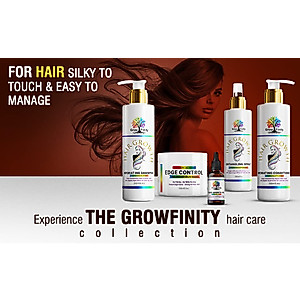 GrowFinity Biotin and Argan Oil Hair Spray | Detangling Leave-in Conditioner for Faster Growth and Regrowth | Hair Loss Treatment