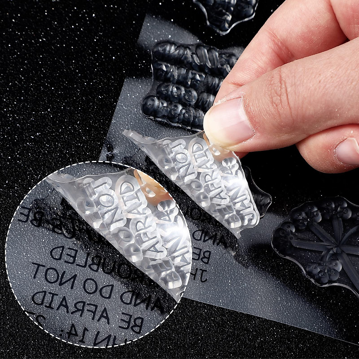 4 Sheets Stamps for Crafting Bible Verse Clear Stamps Set Acrylic Making Christian Scrapbooking Stamp Rubber 2 Pieces Blocks Tools with Grid Lines for DIY Scrapbooking Making(Classic Style)