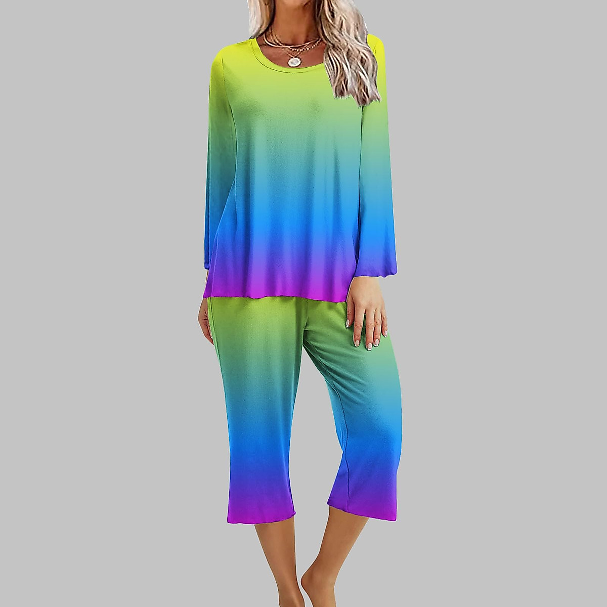 View My Orders Placed Recently by Me Summer Sleepwear for Women Short Sleeve Shirt and Capri Pants Sleepwear Pjs Floral Loungewear Outfit My Orders Placed Recently by Me Today Tracking