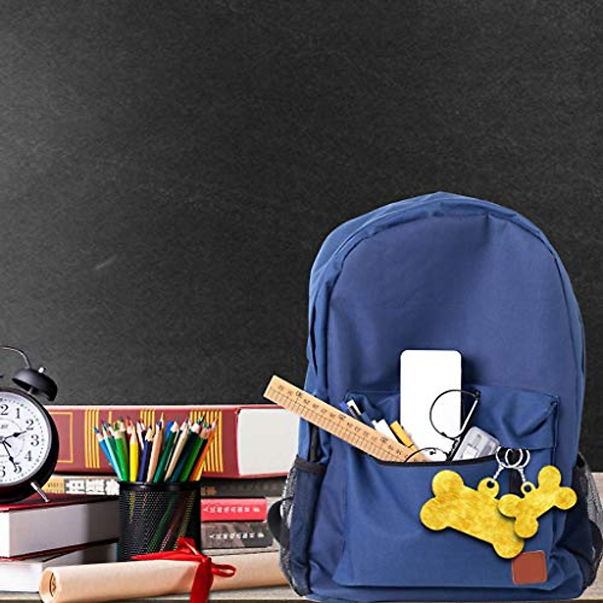 Diarypiece Pet Dogs Cats Tag Bone Shaped Keyring Epoxy Resin Mold,Key Chain Pendant Silicone Mould