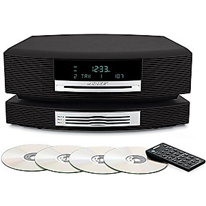 Bose Wave Music System III with Remote Control, 120V AC Power, Graphite Gray Bundle With Bose Wave Multi-CD Changer, Graphite Gray