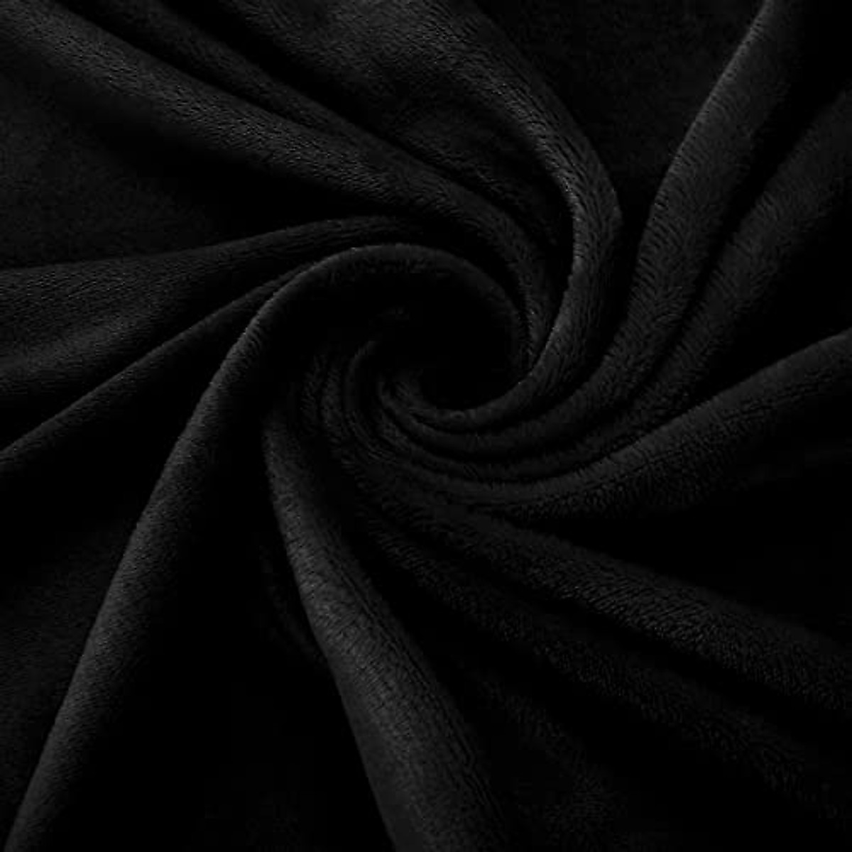 Pro Goleem Fleece Baby Blanket with 2 Inch Satin Trim Soft Anti-Static Plush Blanket for Boys and Girls Christmas Baby Gifts for Babies Black 30x40 Inch