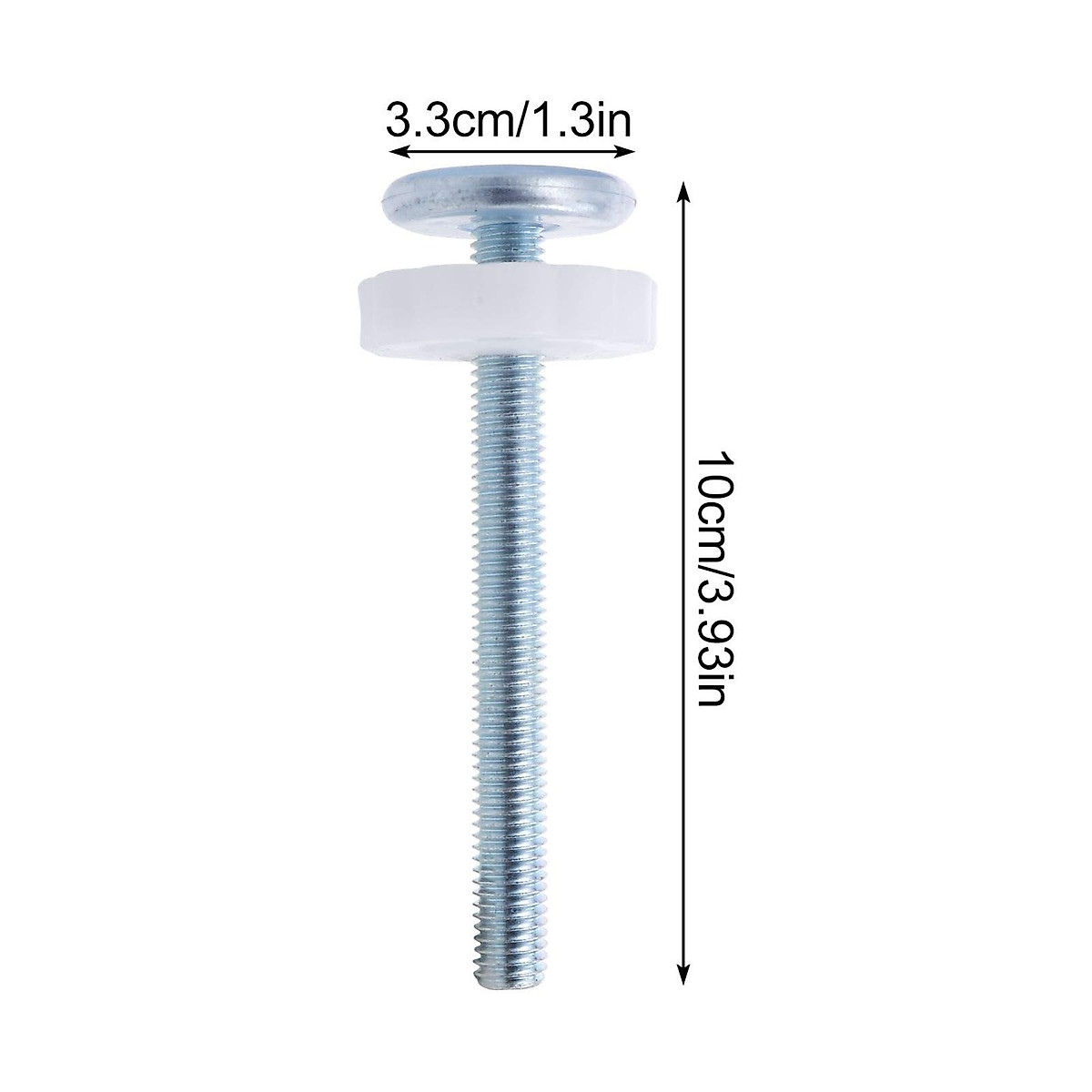 SAFIGLE 8 Pcs Child Playpen Screws Baby Gate Bolt Pressure Bolt Pet Safety Screws Baby Gate Spindle Rods Pressure Mounted Gate Screw Baby Gate Screws Door Lever No Punching M8 Metal