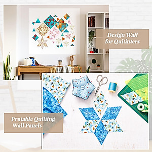 Buryeah 1 Pieces Quilt Design Wall Fabrics 72 in x 60 in Fabrics for Quilters Design Wall Quilting Wall Fabric Sewing Quilting Supplies for Quilt Fabrics Craft Sew Display Wall Double Sided Fleece