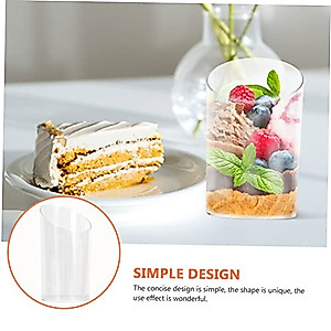 NOLITOY 80 pcs Glasses Appetizers Reusable Heart Small Sundaes Dessert Cake Portion Xcm Entrees Clear Shooter Cuakes Party Catering Cream Oz Bowls Trifle Tumbler Parfait Samplers Parties