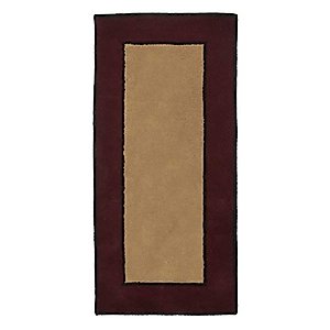 Minuteman International Contemporary II Berry Wool Hearth Rug, Rectangular