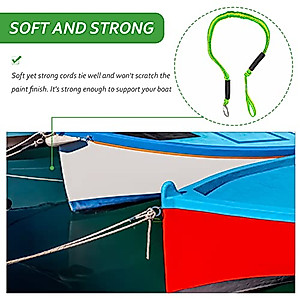 BESPORTBLE 3pcs Boat Rope Ties That Tether The tethering Heavy Duty Bungee Cords Marine Accessories for Boats Dock Rope Dock Lines for Boat Docking Long Hook Rope Boat Accessory with Hook