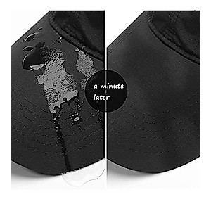 Save Green Life SGL Reflective Baseball Cap Waterproof Hat Brim Low Profile Solid Color Adjustable Blank Ball Men's and Women's Golf Cap (Navy),One Size