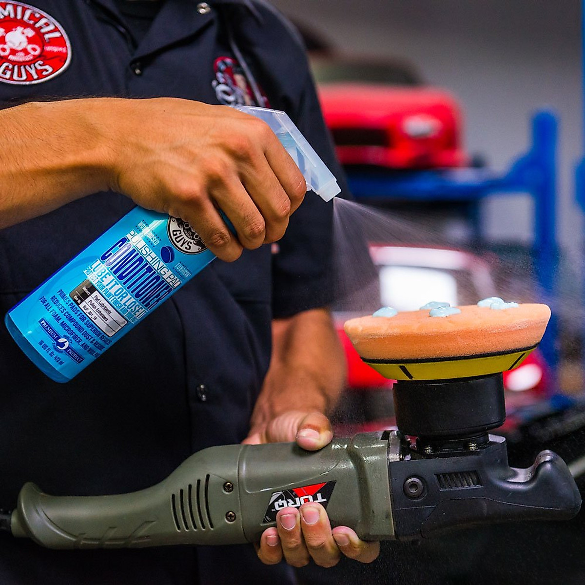 Chemical Guys BUF_301_16 Polishing and Buffing Pad Conditioner, 16 Oz