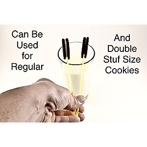 Drinking Sunlight Oreo Cookie Dunker Tool Kitchen Spoon Utensil (2-Pack), Yellow, 7'' (DS-101)