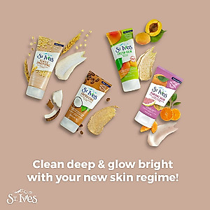 St. Ives Gentle Smoothing Face Scrub and Mask Oatmeal, ONE , 6 oz