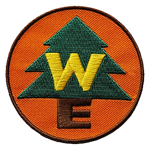 Wilderness Explorer Boy Scout Camping Backpack Embroidered Iron On Patch Badge Applique Adventure Nature Hiking Cartoon Jean Jacket