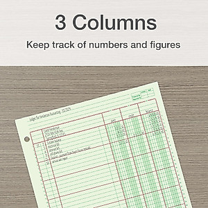 CARDINAL BRANDS INC. - Columnar Analysis Pad, 3 Column, 8 1/2 X 11, Single Page Format, 50 Sheets/pad ( ABFACP85113 ) ( ACP85113 )