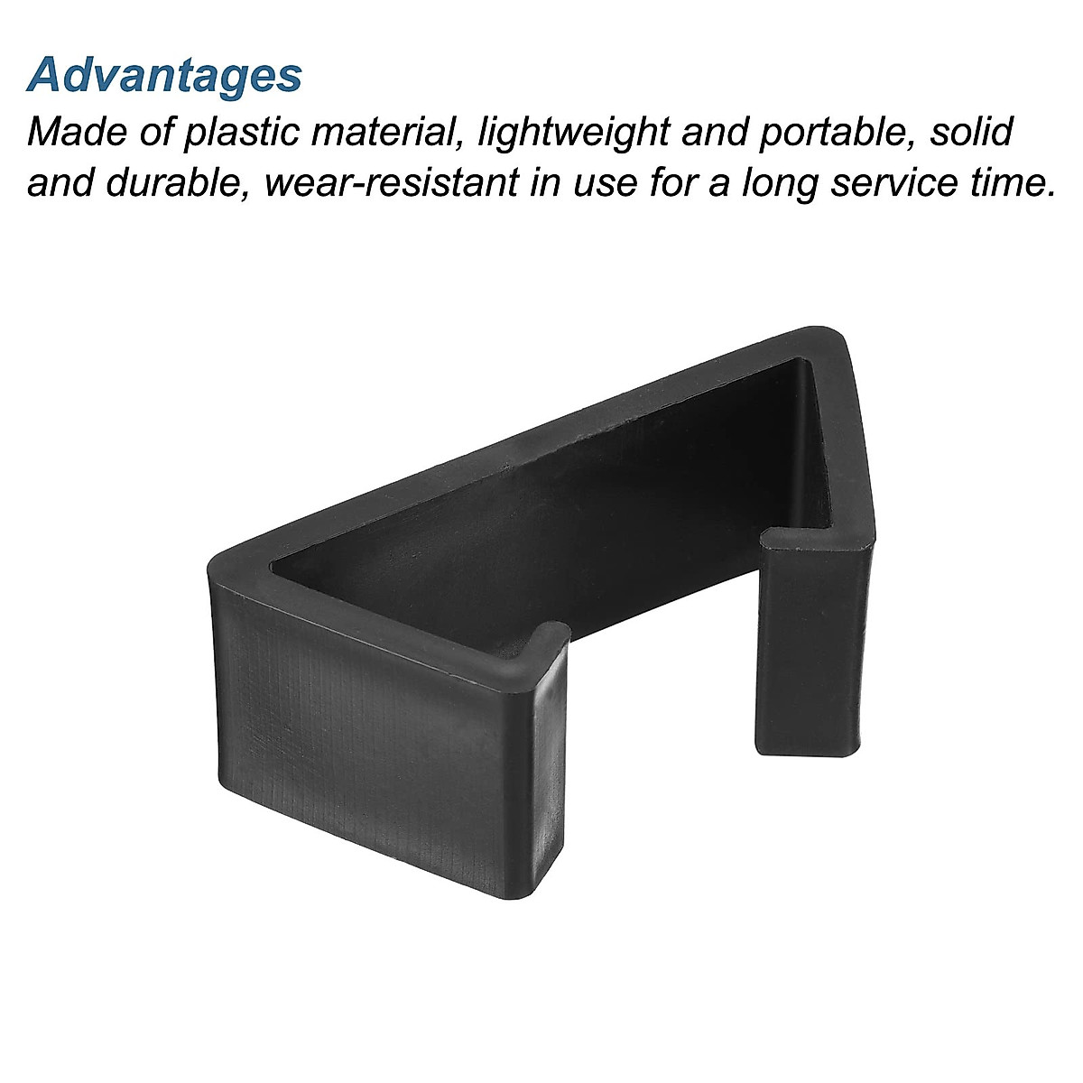 PATIKIL Patio Furniture Clips, 16 Pack Sofa Clamps Fixed Buckle Wicker Rattan Chair Fasteners for Outdoor, Black