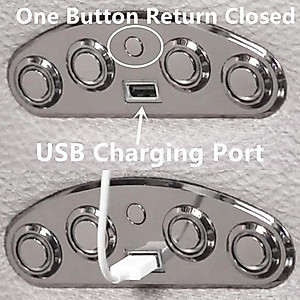 Zerodis Electric Recliner Remote Hand Control, Button Remote Hand Control Handset with 5 Pin Lift Chair Remote Replacement for Power Recliner