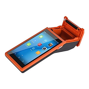 BISOFICE POS Receipt Printer, Android 8.1 OS Mobile POS, 58mm Receipt Printer, 5.45" Touch Screen PDA Printer Supports 3G WiFi BT4.0 USB OTG Bluetooth, Handheld POS Machine Terminal Printer