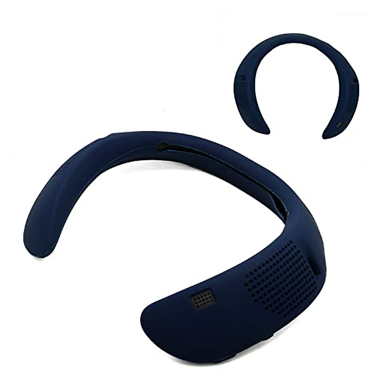 DAYJOY Soft Silicone case Cover Compatible with Bose SoundWear Companion Wireless Wearable Speaker, Portable Shockproof Swearproof Case Protective Accessories for Bose SoundWear Companion (Blue)