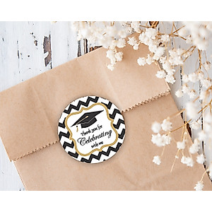 Philly Art & Crafts Graduation Stickers - Graduation Favor Stickers - Graduation Labels - Set of 40 Stickers