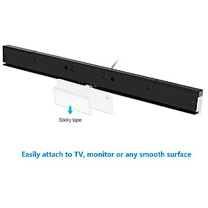 Replacement for Wii Sensor Bar Compatible with Wii U for Nintendo Wired Lnfrared Sensor Bar Wii Console Accessories