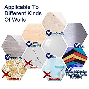 Suction Cup Hooks Pack of 6 Reusable Suction Cup Hooks for Shower Waterproof Bathroom Towel Hooks Max Hold 11lbs Colorful Shower Suction Hooks for Bathroom/Kitchen/Living Room/College Dorm Room