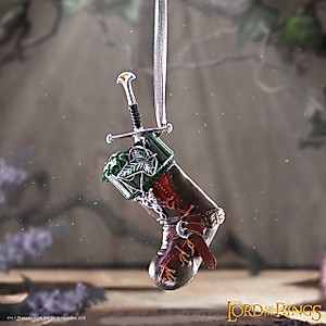 Nemesis Now Lord of The Rings Aragorn Stocking Hanging Ornament 9cm, Resin, Officially Licensed Lord of The Rings Hanging Ornament, Cast in The Finest Resin, Hand-Painted