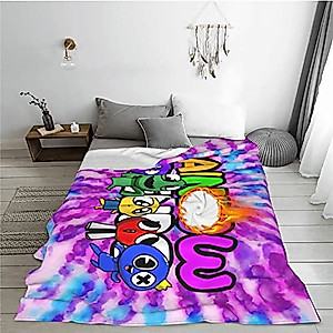Home Luxury Adult Game Throw Blanket for Sofa Bed Christmas Halloween New Year Gift 60 * 50