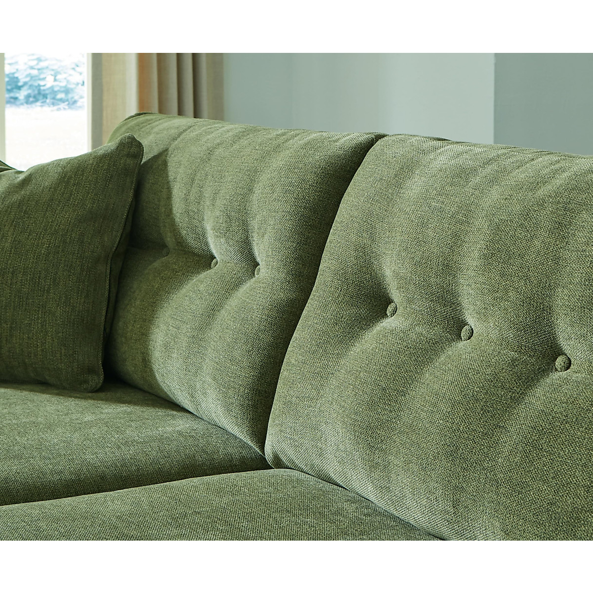 Signature Design by Ashley Bixler Sofas, 79" W x 38" D x 37" H, Green