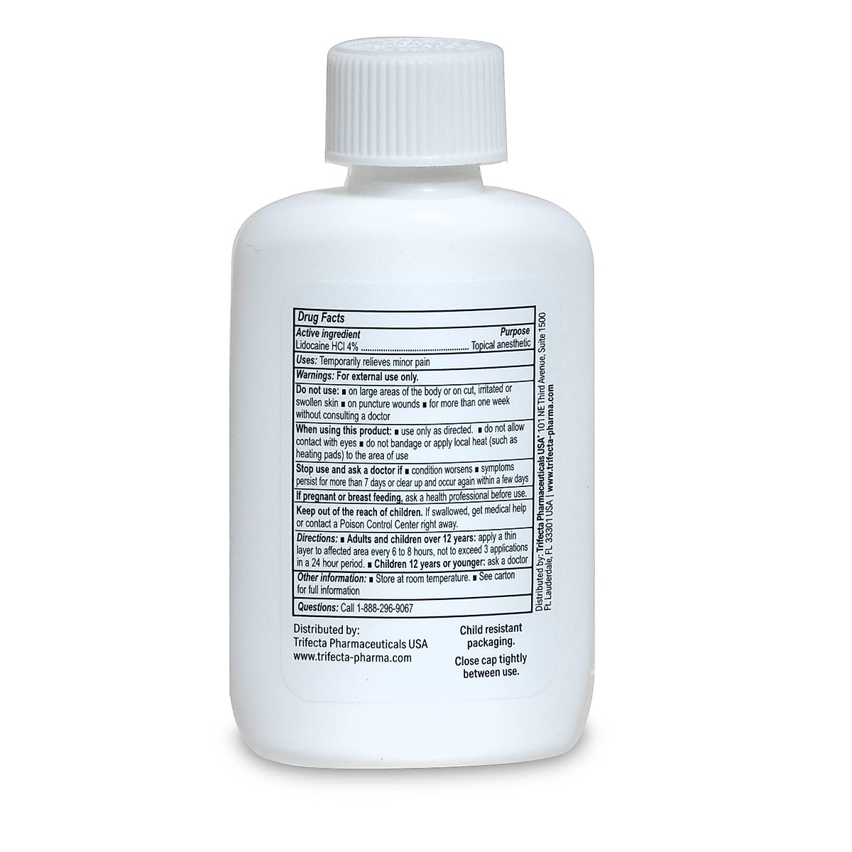 Globe Lidocaine 4% Multi-Symptom Relief Cream 1.75 oz, Numbs Away Pain & Itch, Steroid Free Non-Greasy Formula (Compare to Gold Bond w/Lidocaine)