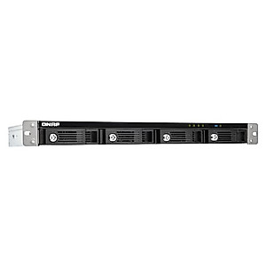 QNAP TR-004U 1U 4 Bay Hard Drive Enclosure Direct Attached Storage (Das) with Hardware RAID USB 3.0 Type-C
