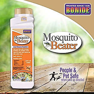 Bonide Mosquito Beater Granules, 8 oz Ready-to-Use Area Mosquito Repellent Pellets for Outdoors, People & Pet Safe