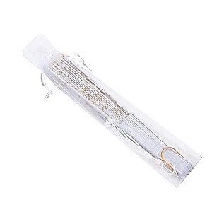 Sepwedd 30pcs Rose Lace Floral Folding Hand Fans Chinese Retro Folding Fan Bridal Dancing Props Church Wedding Gift Party Favors with Gift Bags（White）