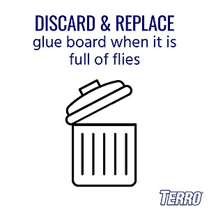 TERRO T550 Discreet Odorless Indoor Fly Trap Plus Lure - Attracts, Traps, and Kills House Flies