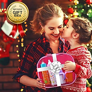 fash n kolor®, My Sweet Baby Disappearing Doll Feeding Set | Baby Care 6 Piece Doll Feeding Set for Toy Stroller | 2 Milk & Juice Bottles with 2 Toy Pacifier for Baby Doll