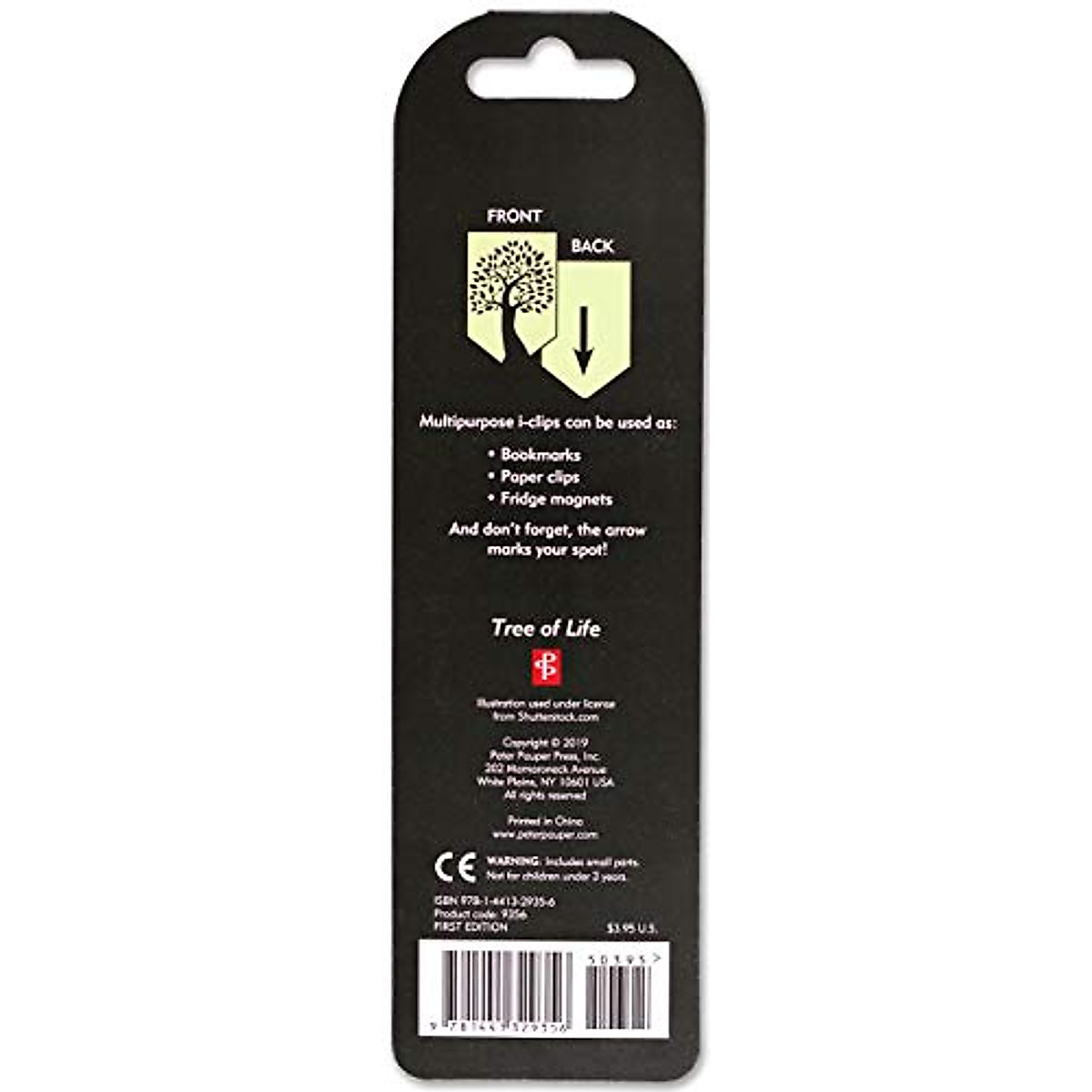 Tree of Life i-clips Magnetic Page Markers (Set of 8 Magnetic Bookmarks)