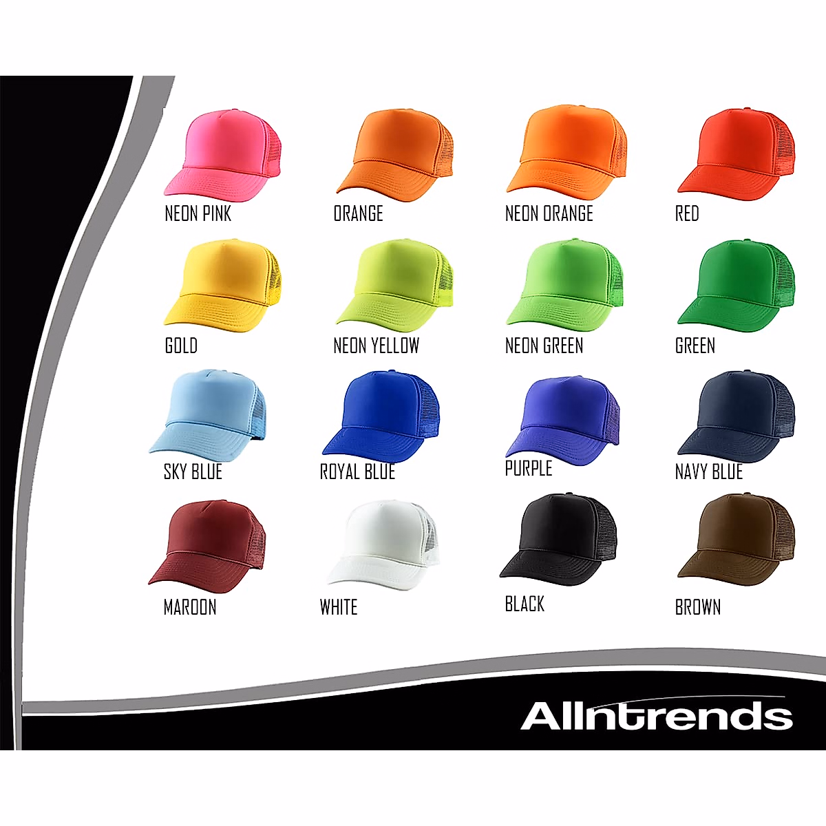 ALLNTRENDS Dinosaur Trucker Hat Embroidered Cool Dino Graphic Summer Cap (White)