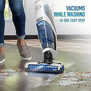 Hoover BH55210 Onepwr FloorMate Jet Cordless Hard Floor Cleaner, Wet Vacuum with 3Ah Battery, White
