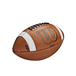 WILSON Sporting Goods GST Game Football - Official Size, (WTF1003B)