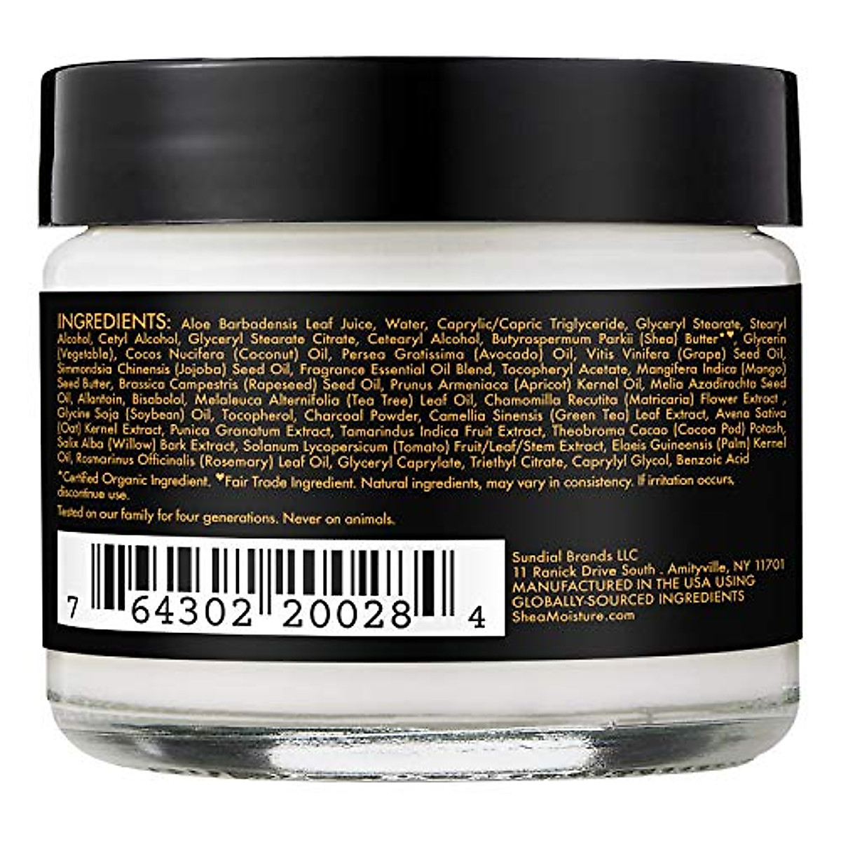 SheaMoisture Balancing Moisturizer for Dry Skin African Black Soap with Shea Butter 2 oz