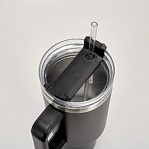 ZEJAVIC 2 pack 40 OZ Tumbler Lid Compatible for Stanley Adventure Quencher Travel Tumbler Cup, Spill Proof Splash Resistant Tumbler Covers for Stanley (Pink)