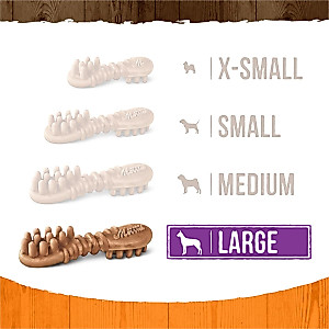 Merrick Fresh Kisses Natural Dental Chews, Treats Infused with Pumpkin and Cinnamon for Large Dogs Over 50 Lbs - 2.2 lb. Box