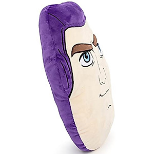 Jay Franco Disney Pixar Lightyear Buzz Lightyear Shaped Decorative Pillow - Kids Super Soft Throw Plush Pillow - Measures 15 Inches (Official Disney Pixar Product)