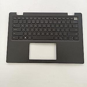wzqrps Replacement Laptop Upper Case Palmrest Backlit Keyboard Assembly Part for Dell Latitude 14 3420 E3420 04PX9K 4PX9K Black