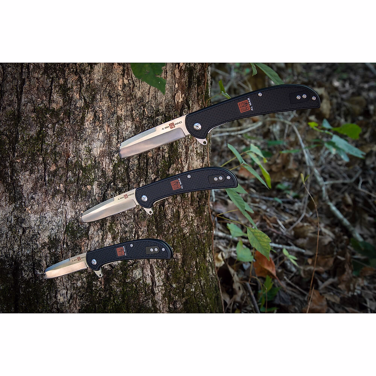 Sunex AMK4124 Knife Utas Cbb 8cr 56hrc Satin 3.15in Trad Glnylon Black