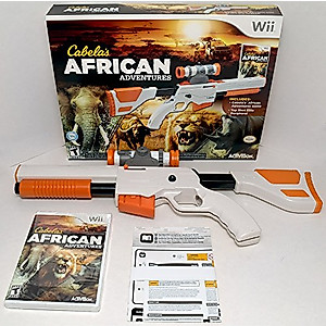 Wii Cabela's African Adventures Bundle with Gun
