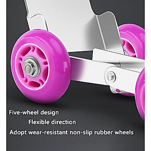 FREEDOH 250kg Foldable Trailer Booster Front and Rear Wheels Can Be Universal Self-Rescue Trailer Flat Tire Trailer for Moped Scooters Electric Vehicle Electric Mobility Scooter