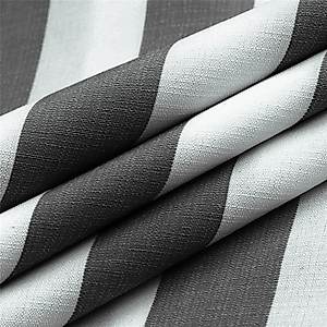 Men Casual Striped Button Down Shirts Long Sleeve Slim Fit Beach Shirt Fall Regular Fit Business Dress Shirt Top (Grey,Medium)