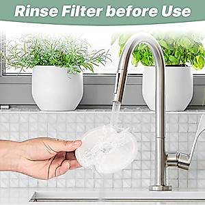 Cat Water Fountain Filters for 84oz/2.5L Stainless Steel Pet Fountain and 67oz/2.0L Plastic Cat Drinking Fountain, 8 Pack Pet Replacement Filters Set