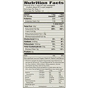 Orville Redenbachers Gourmet Popcorn Movie Theater Butter 12 Ct. Mini (Pack of 2)