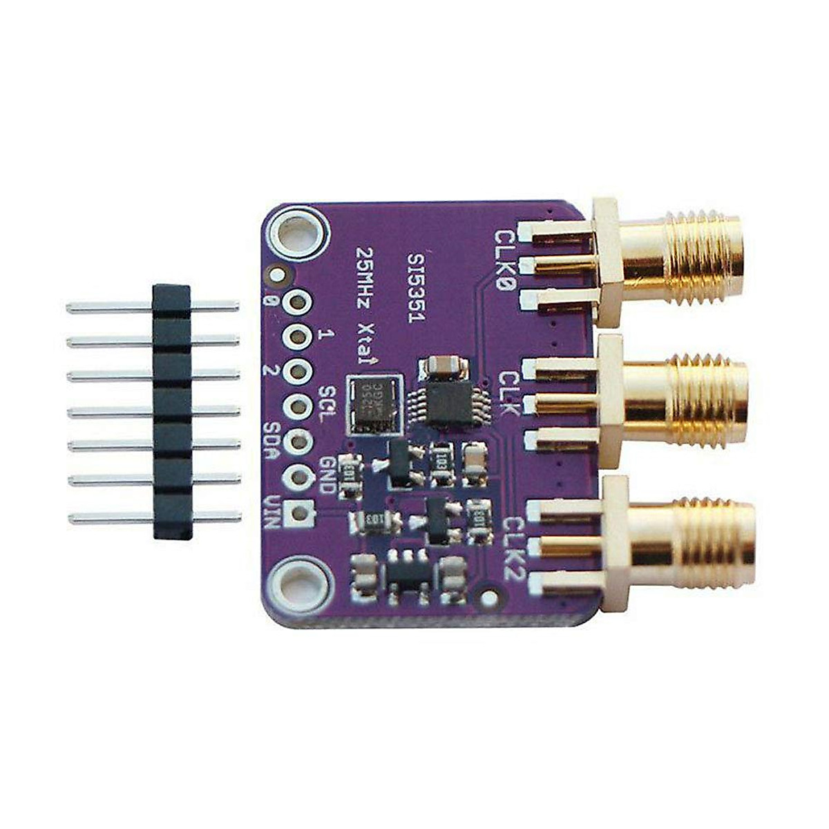Gump's grocery Si5351A Signal Generator Clock Breakout Board 3.3/5V 25MHz 8~160MHz for Arduino